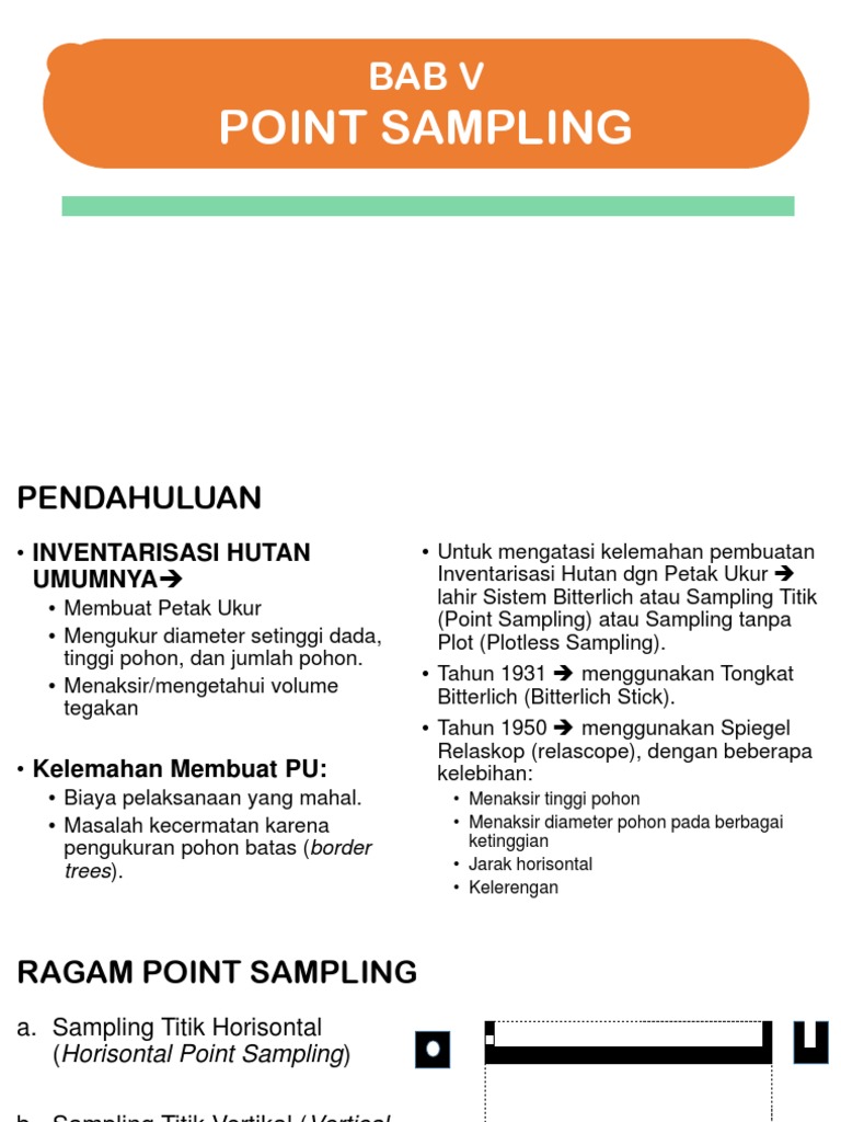 Point Sampling dalam Inventarisasi Hutan | PDF
