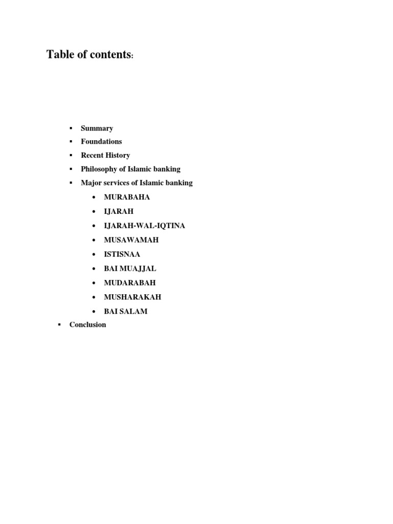 A Comprehensive Overview Of Islamic Banking Exploring Its Foundations
