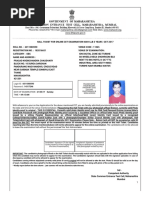 MS-CIT Hall Ticket | PDF | Identity Document | Driver's License