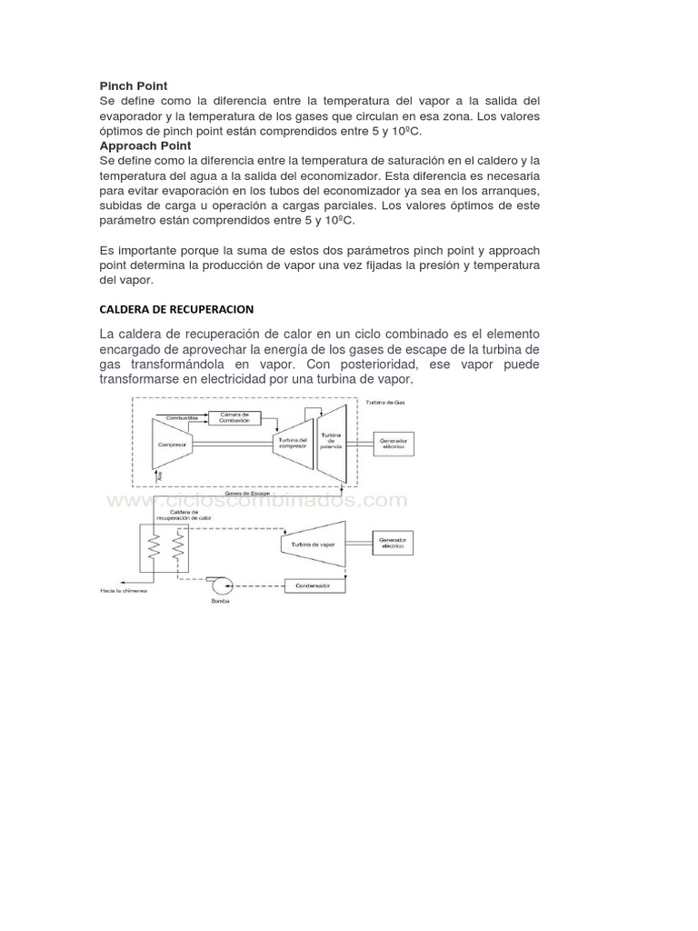 Definición de Pinch y Approach Point | PDF