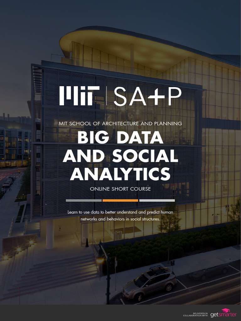 MIT Big Data and Social Analytics Course | PDF | Big Data | Analytics