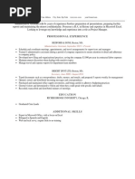 Yale SOM Resume Template | PDF | Titles | Educational Assessment And ...