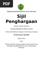Sijil Penghargaan (Ajk) | PDF