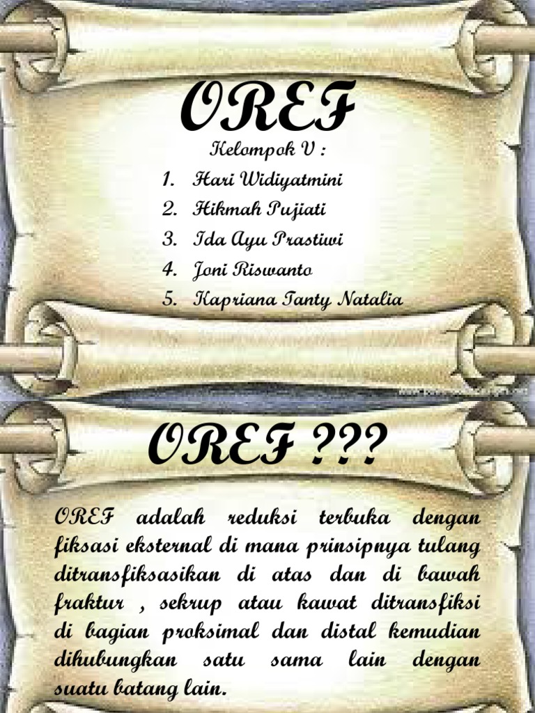 OREF | PDF | Kesehatan Holistik | Teknologi & Rekayasa