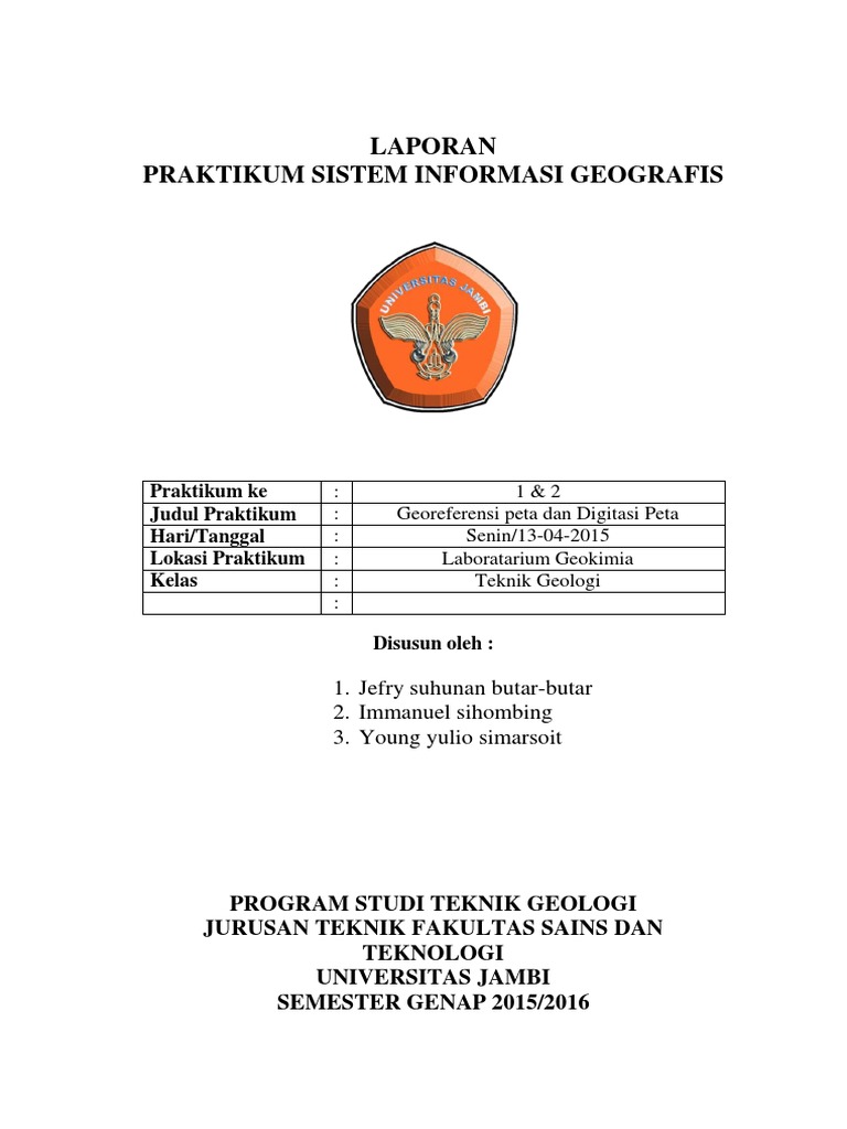 Laporan Sig Digitasi | PDF