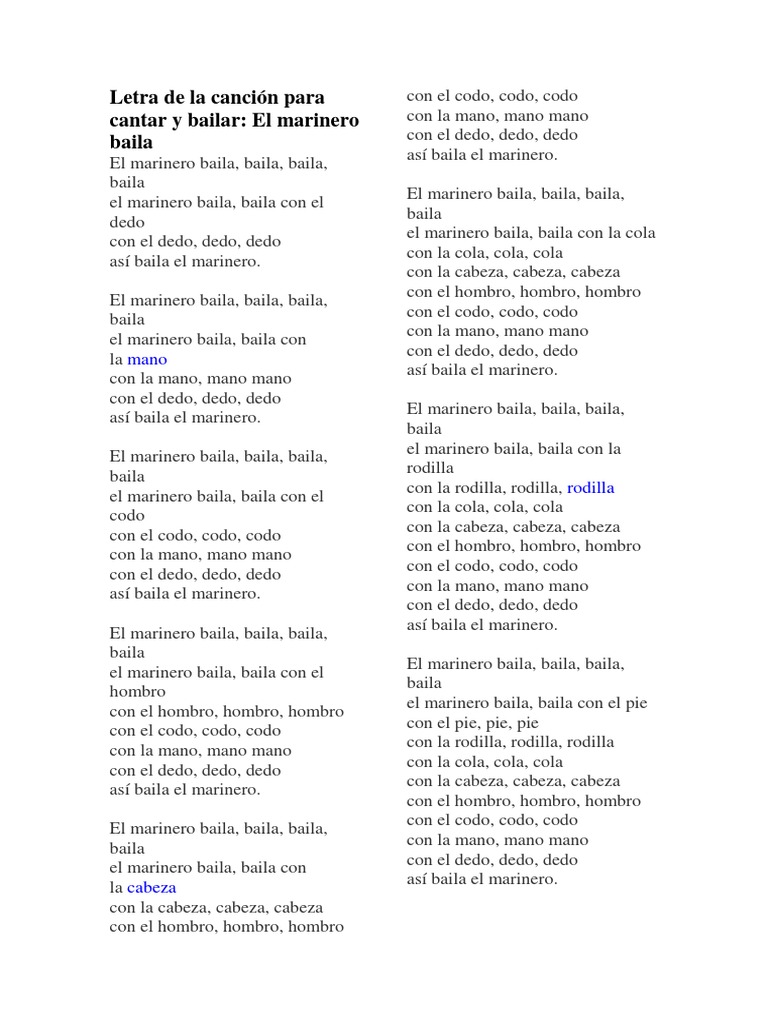 El Marinero Baila | PDF