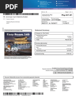 Sample of PLDT Bill | PDF | Credit Card | Cheque