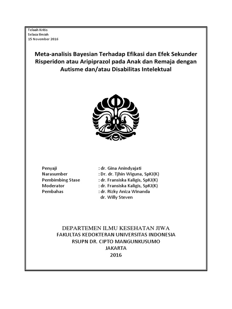 Contoh Critical Appraisal | PDF