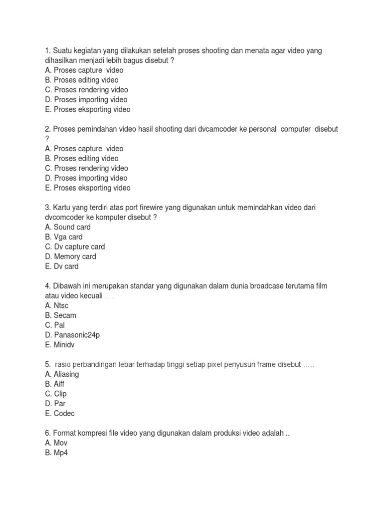 Proses dan Teknik Editing Video Dasar | PDF | Bisnis | Teknologi & Rekayasa