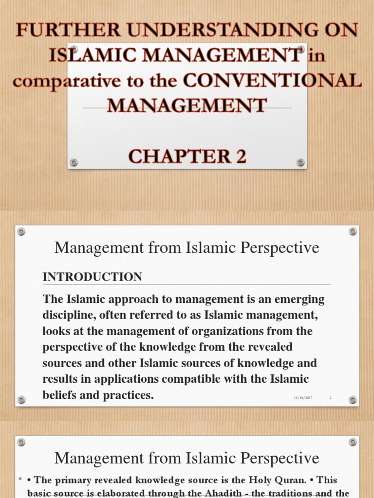 Islamic Mangement Vs Conventional Management | PDF | Hadith | Religious ...