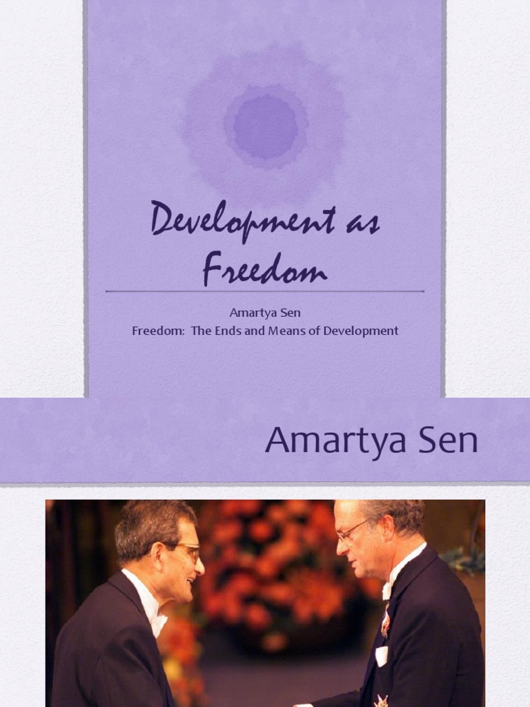 Amartya Sen's Development as Freedom | PDF | Human Development Index ...