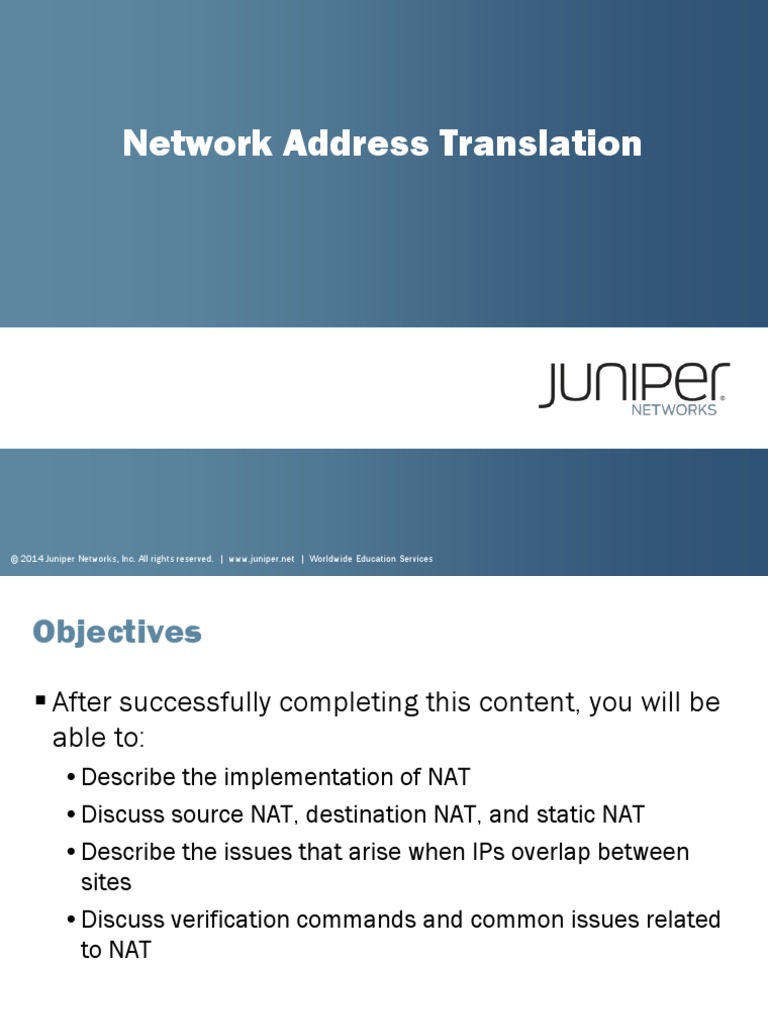 JNCIE-SEC-11.a C7 NAT - Pps | PDF | Ip Address | Router (Computing)