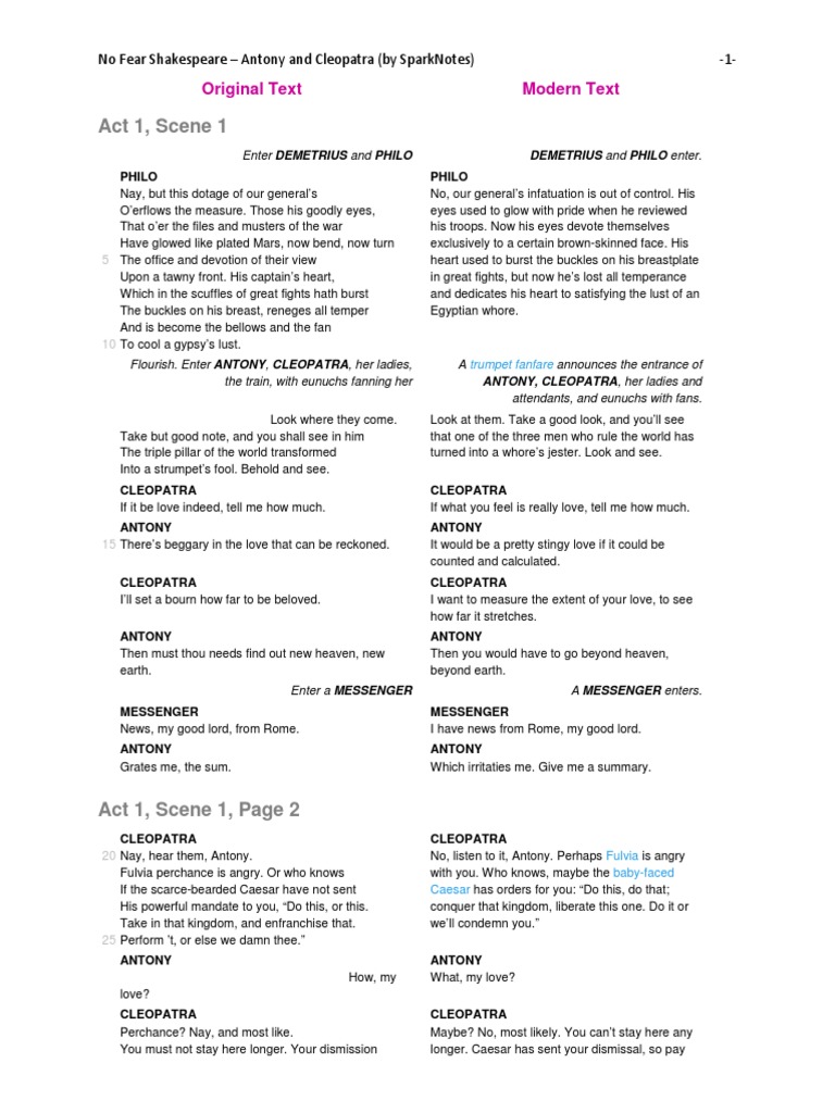 Antony and Cleopatra PDF | PDF | Mark Antony