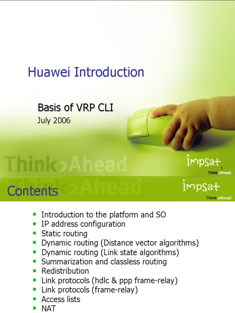 Operating Huawei v3 | PDF | Virtual Private Network | Ip Address