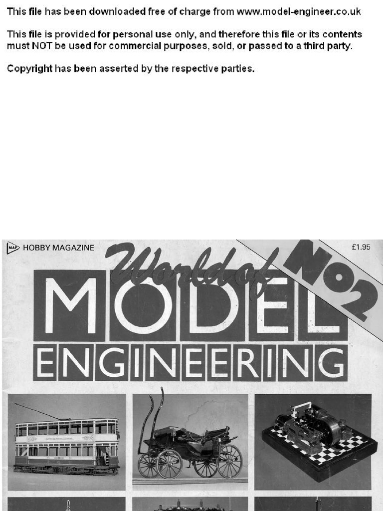 Model Engineer | PDF