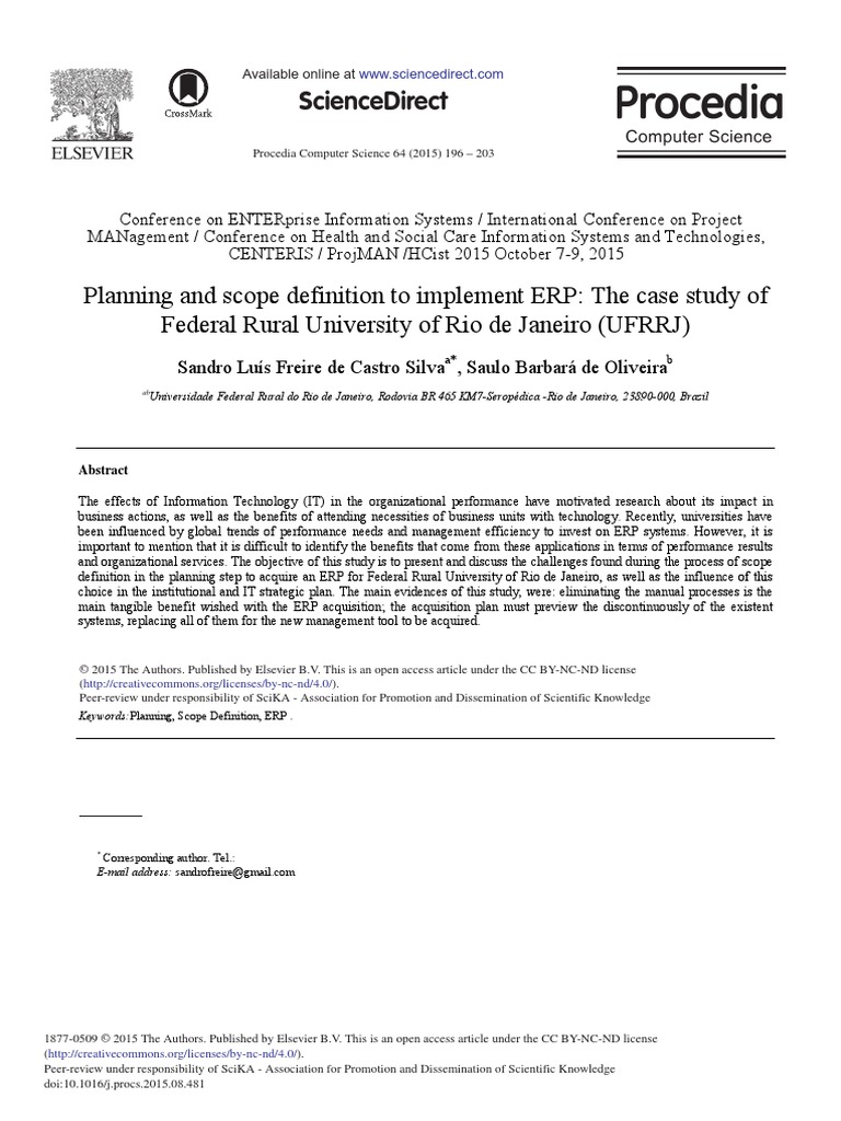 Erp - Rio | PDF | Enterprise Resource Planning | Business Process