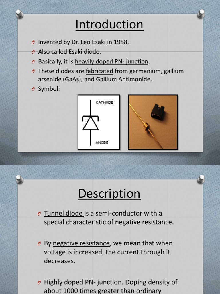 Tunnel Diode | PDF | Quantum Tunnelling | Diode