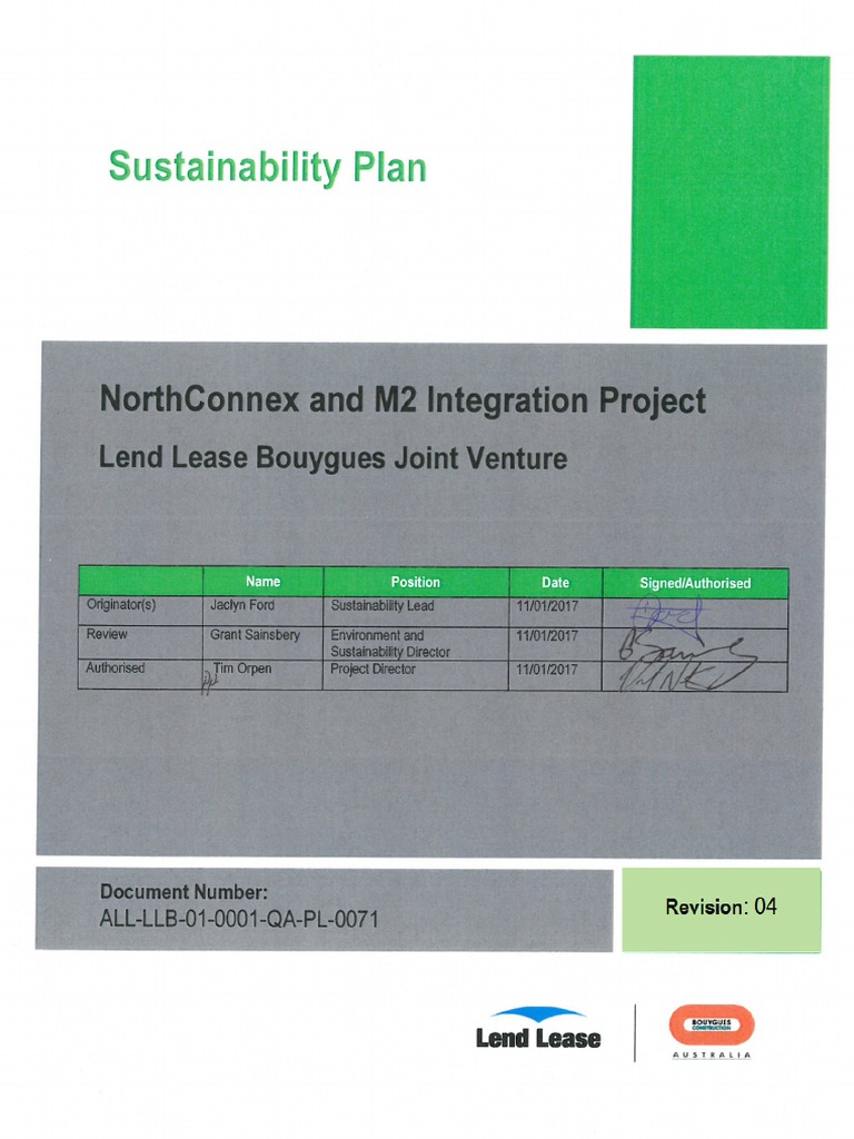 Sustainability Plan PDF | PDF | Sustainability | Life Cycle Assessment