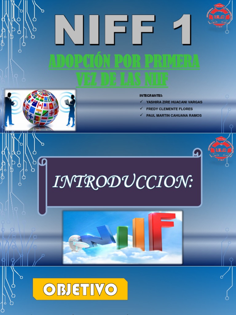 Niif 1 | PDF | normas internacionales de INFORMACION FINANCIERA | Economias