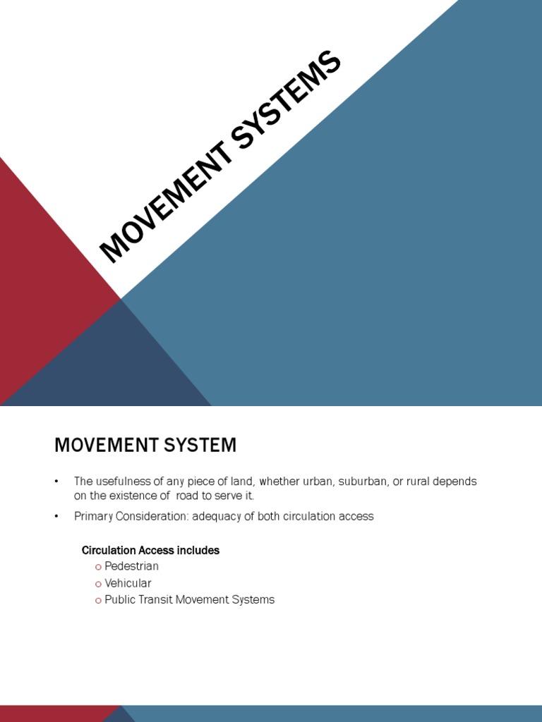 Movement Systems | PDF | Controlled Access Highway | Traffic
