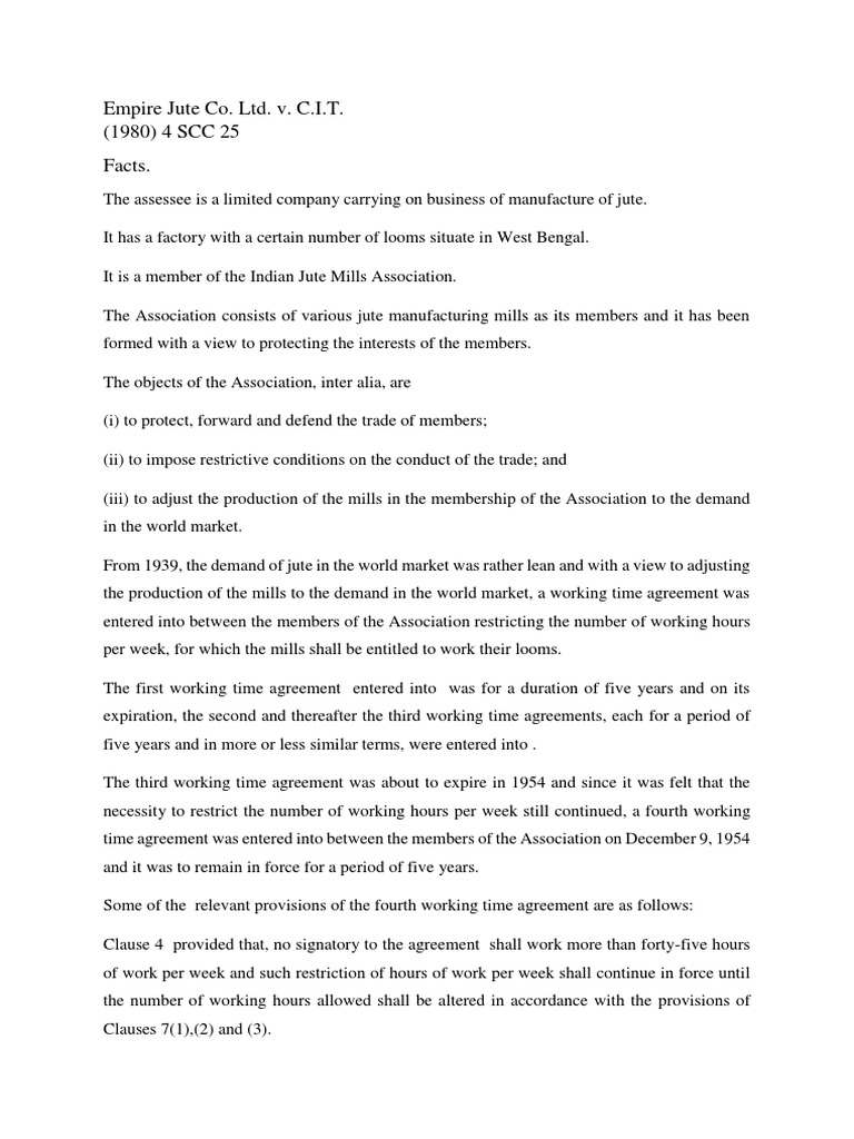 Empire Jute Co | PDF | Expense | Payments