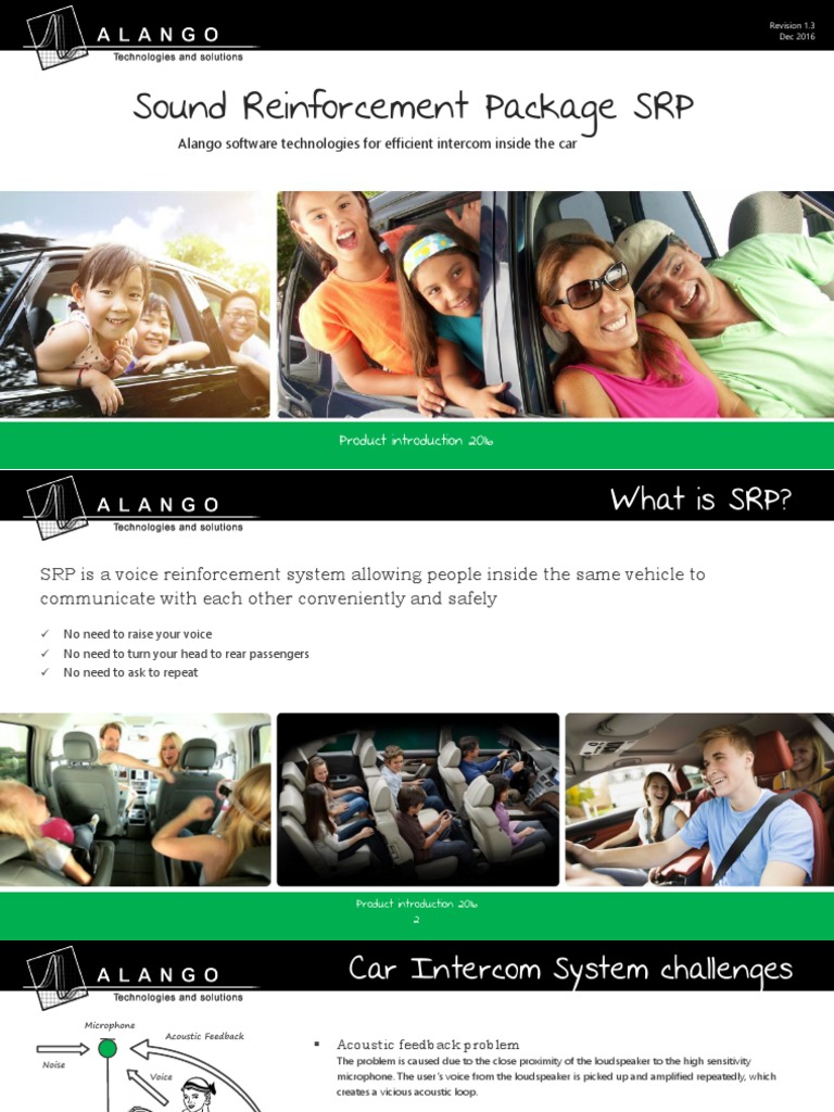 Alango Sound Reinforcement Package | PDF | Loudspeaker | Equalization ...