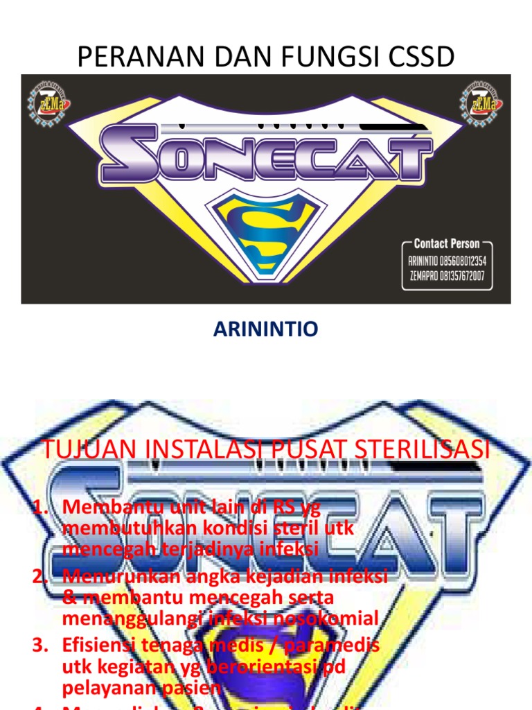 Materi 5 Peranan Dan Fungsi CSSD | PDF