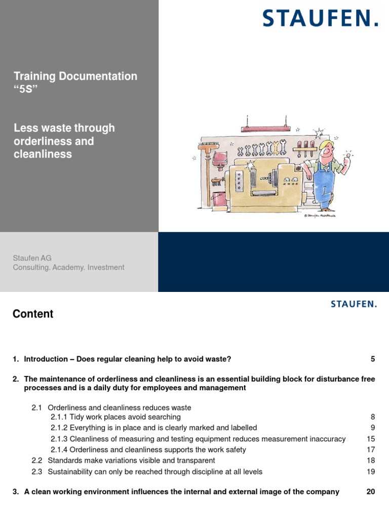 5S Basic Training en | PDF | Standardization | Vacuum Cleaner
