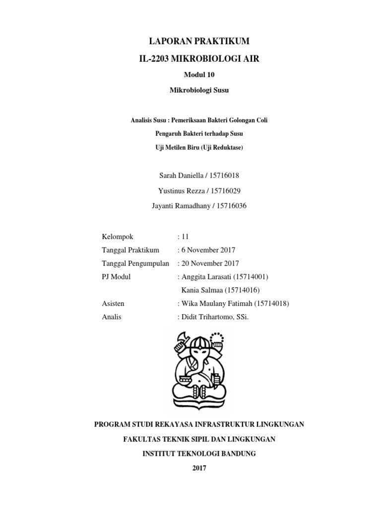 Modul 10 Mikrobiologi Air | PDF