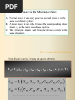 Lamé Parameters | PDF | Elasticity (Physics) | Continuum Mechanics