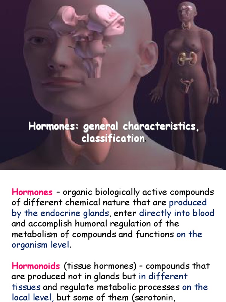 Hormones General Characteristics, Classification. | PDF | Hormone ...