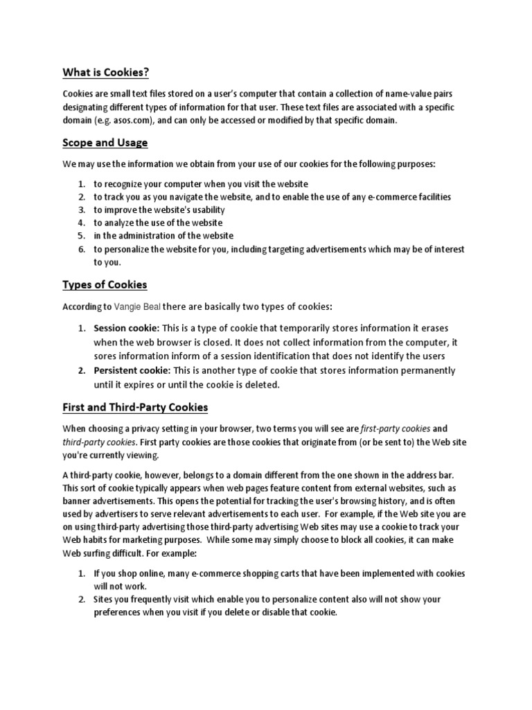 What Is Cookies | Download Free PDF | Http Cookie | Online Advertising