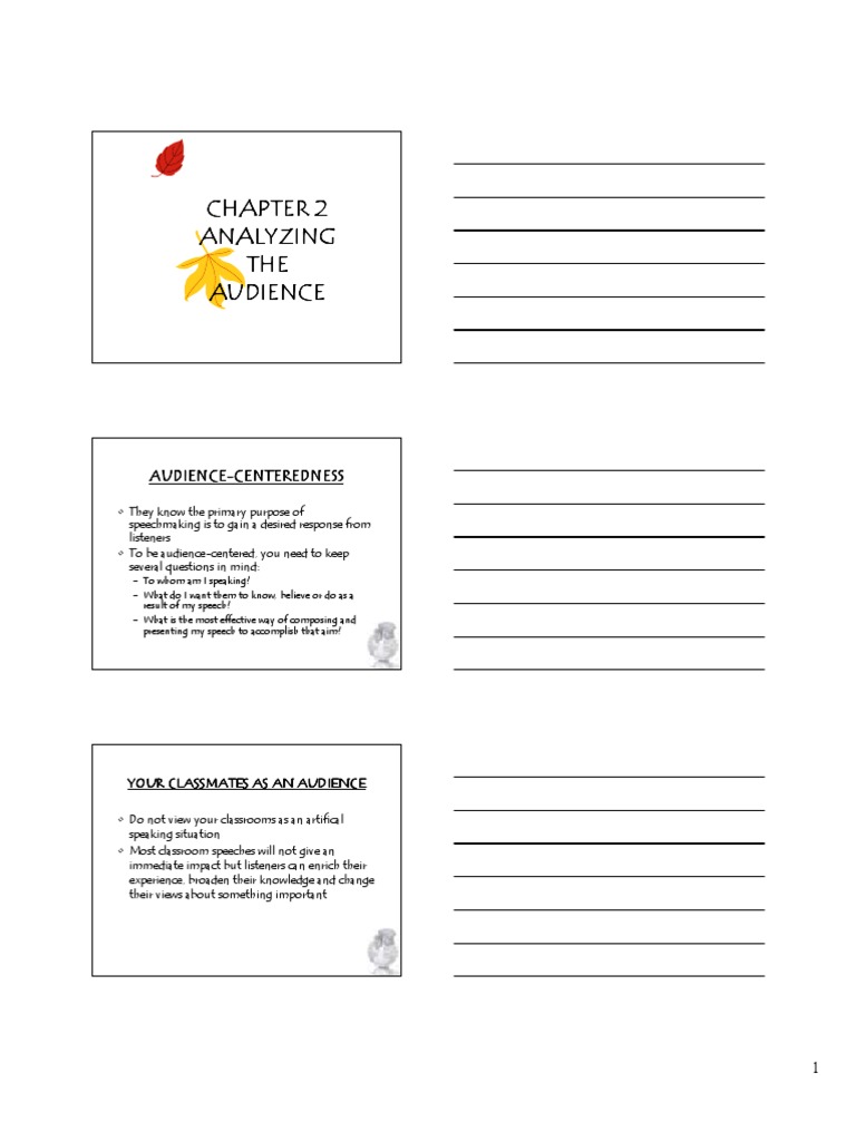 Chapter 2 Analyzing The Audience | PDF | Knowledge | Attitude (Psychology)