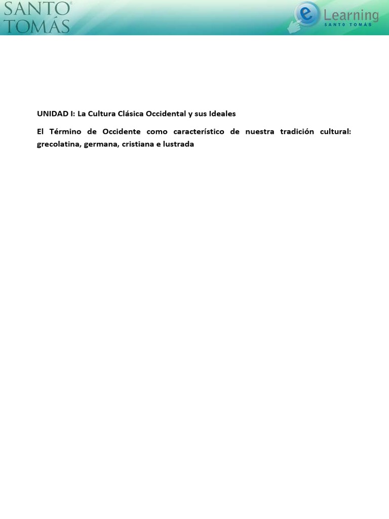 El Término de Occidente Como Característico de Nuestra Tradición ...