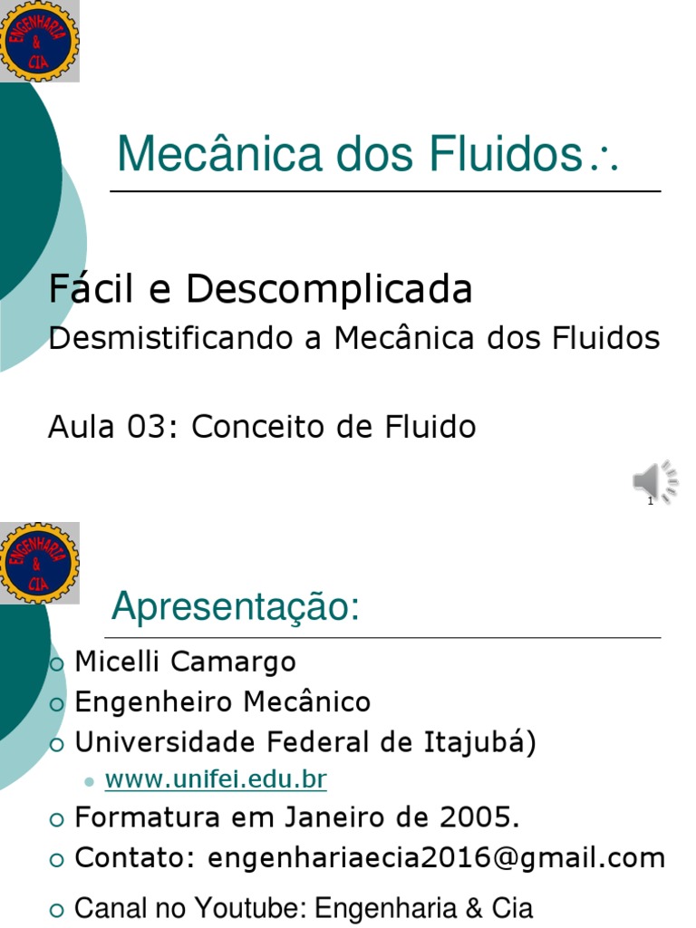 #3 Conceito de Fluido - Mecânica dos Fluidos (1).pdf | Fluido | Sólido