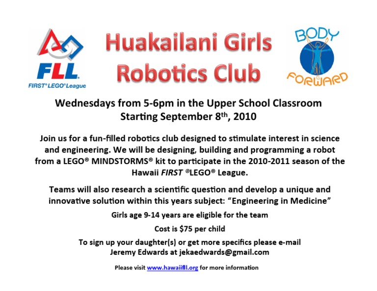Robotics Flyer 1 | PDF