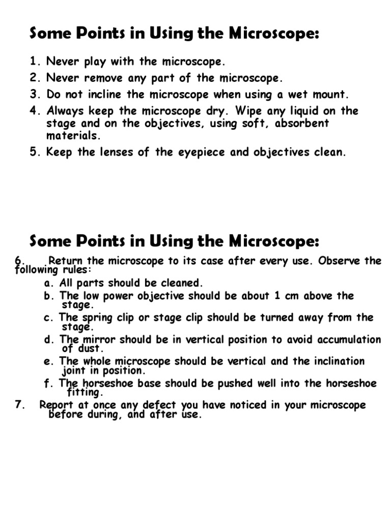 Observing Specimen Under A Microscope | Download Free PDF | Microscope ...