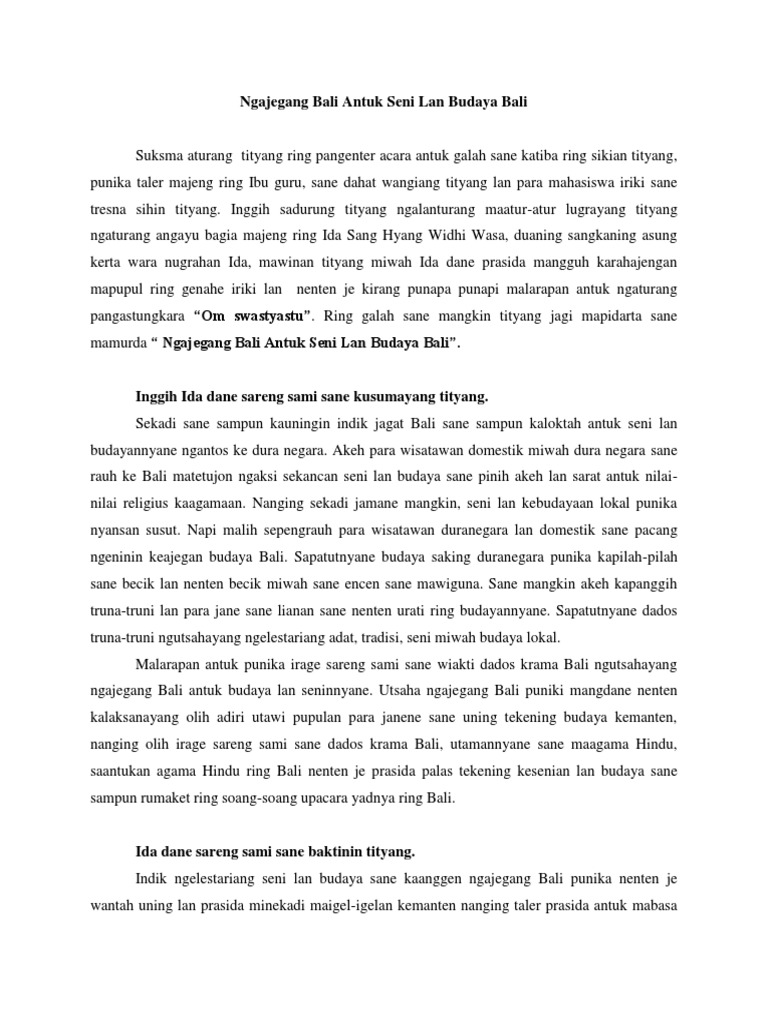 Pidarta Bhs Bali | PDF