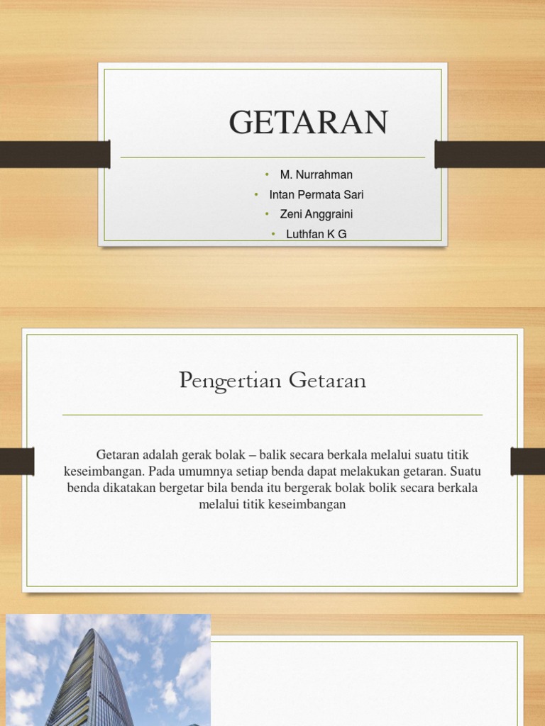 Getaran Gedung Dan Rel Kereta API | PDF