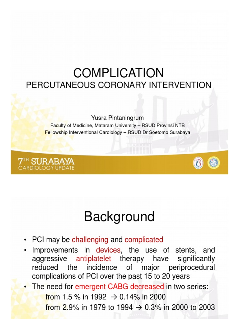 12.5 Complication of Percutaneus Coronary Intervention Yusra ...