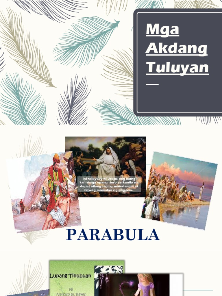 Mga Akdang Tuluyan | PDF