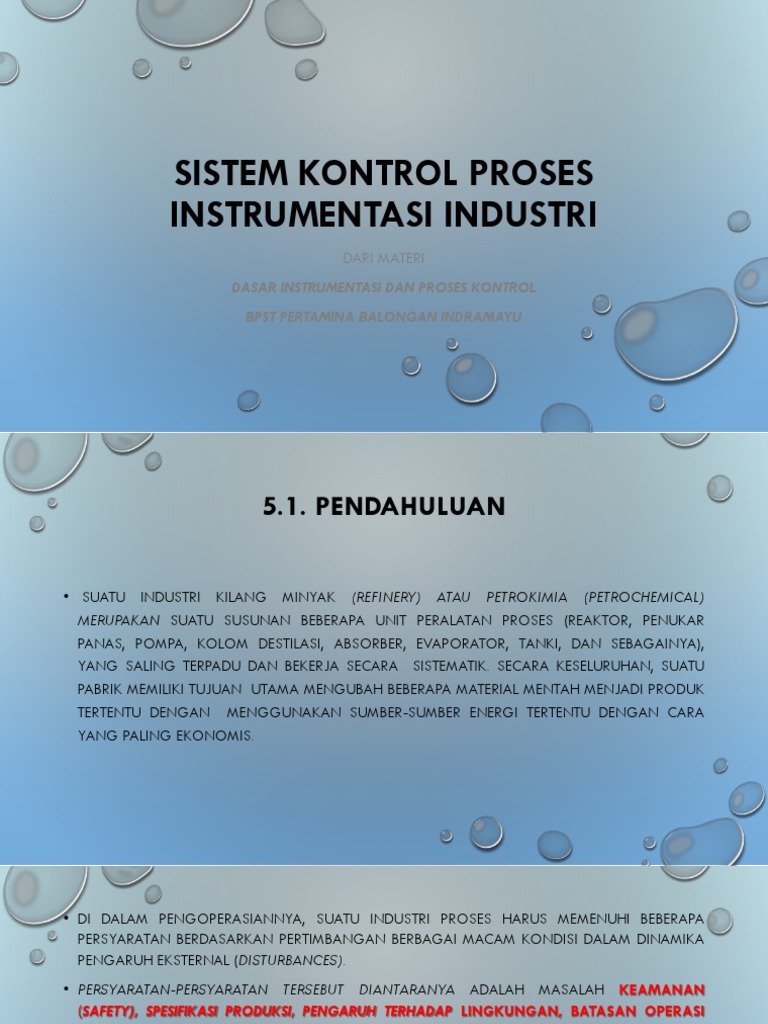 Control Process Instrumentasi Industri | PDF
