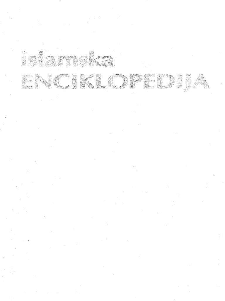 Bs - Islamska - Enciklopedija Religija Mezheba I Savremenih Pokreta I ...