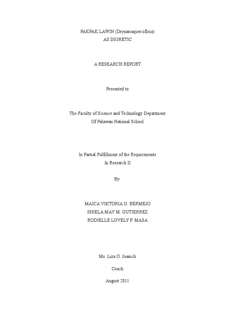 Pakpak Lawin | PDF | Kidney | Urine