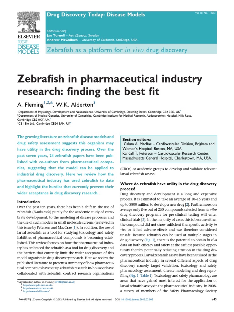 Fleming 2013 | PDF | Drug Discovery | Pharmaceutical Industry