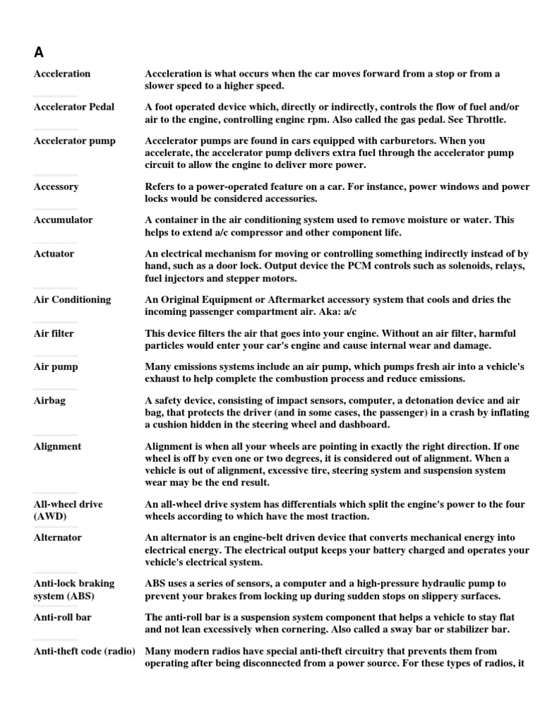 Auto Dictionary | PDF