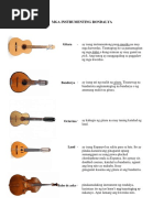 Mga Katutubong Instrumento | PDF