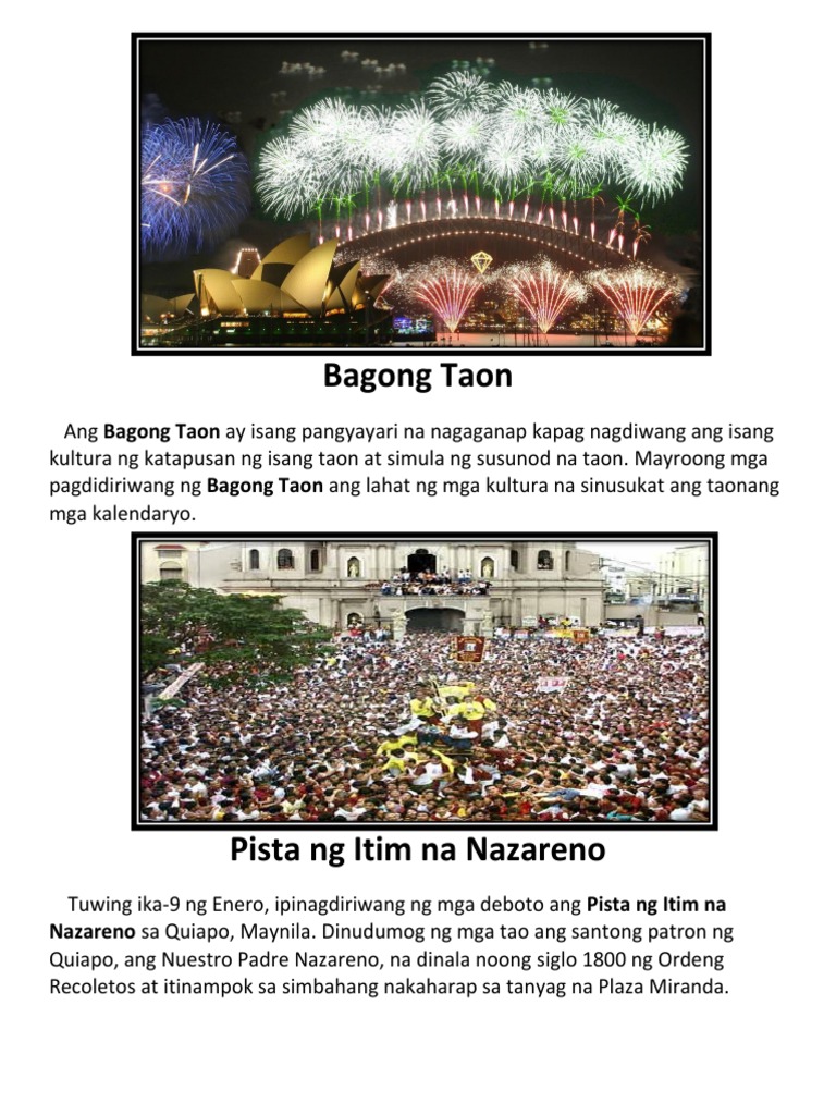 Pagdiriwang Ng Bagong Taon Sa Pilipinas