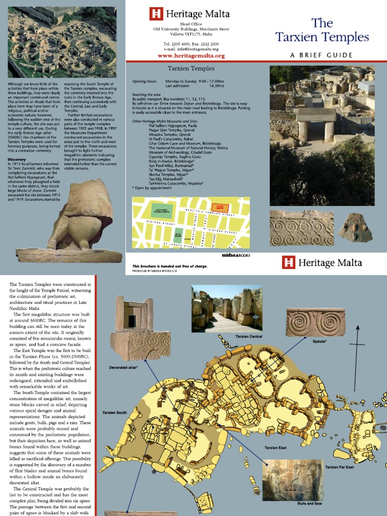 The Tarxien Temples | Download Free PDF | Art Media | Archaeology