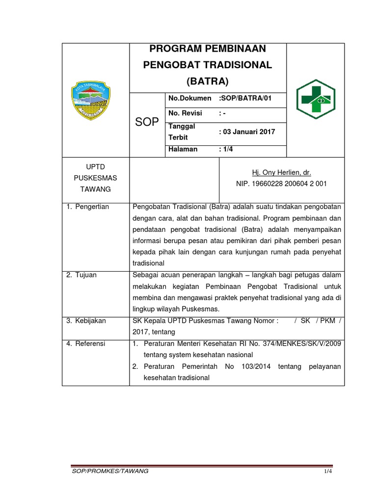 Sop Pembinaan Batra | PDF